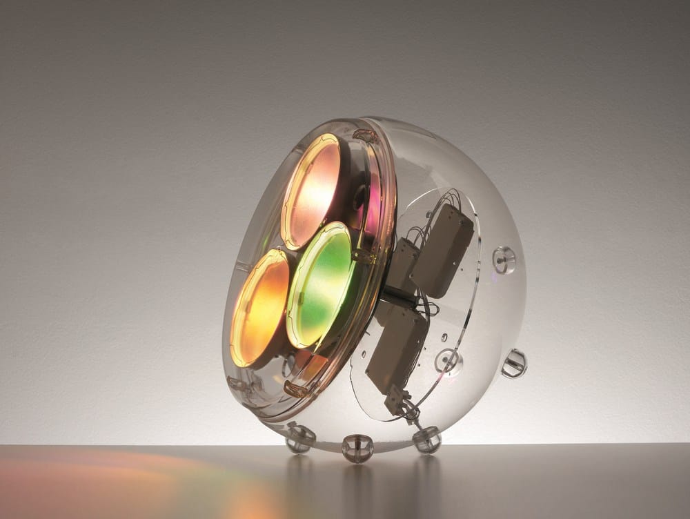 LED direct light methacrylate table lamp YANG LED IoT By Artemide ...