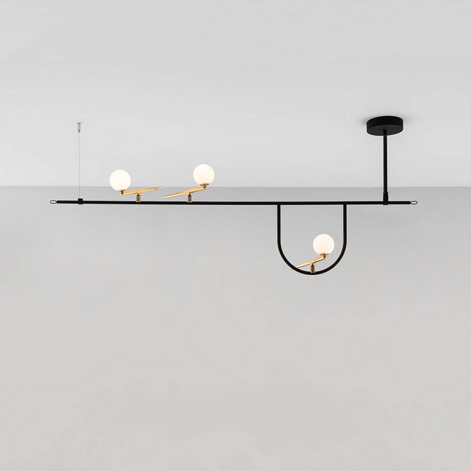 YANZI | Dimmable pendant lamp Yanzi Collection By Artemide design Neri&Hu