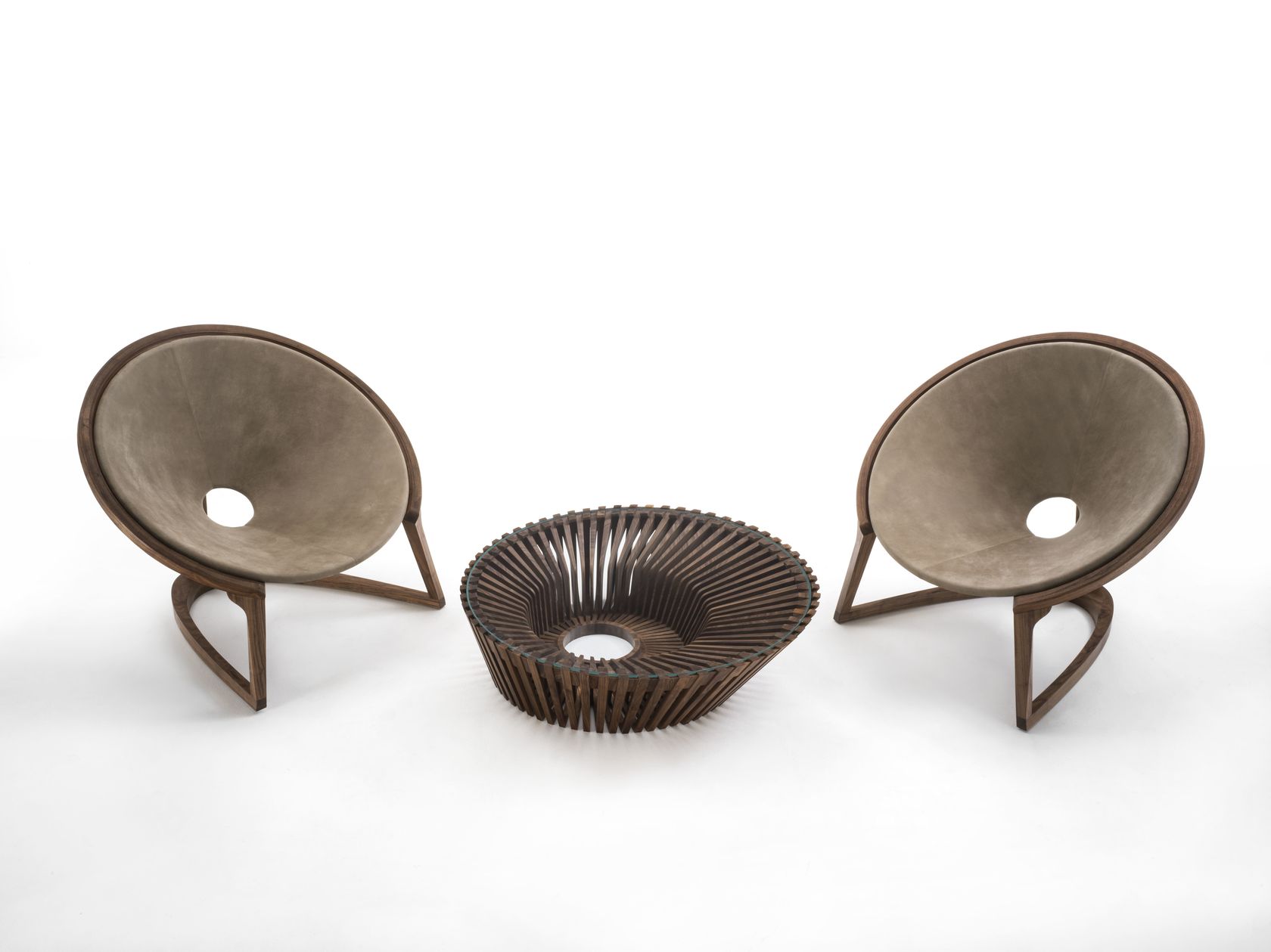 YIN & YANG | Mesita Colección Yin & Yang By Riva 1920 diseño Steve Leung