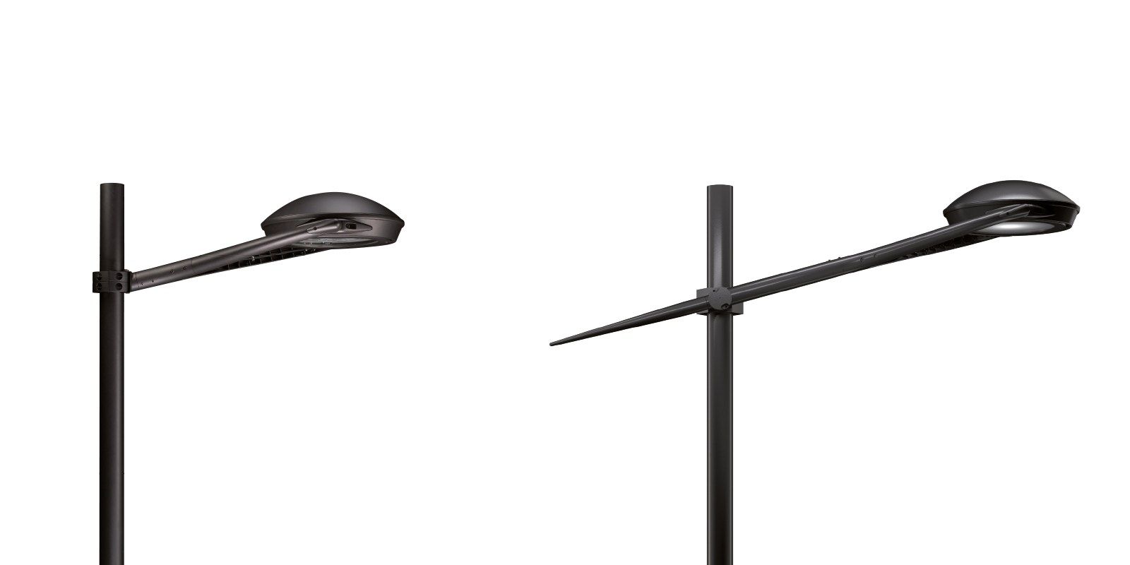 YPSILON POLE SIDE LED aluminium garden lamp post By Cariboni group