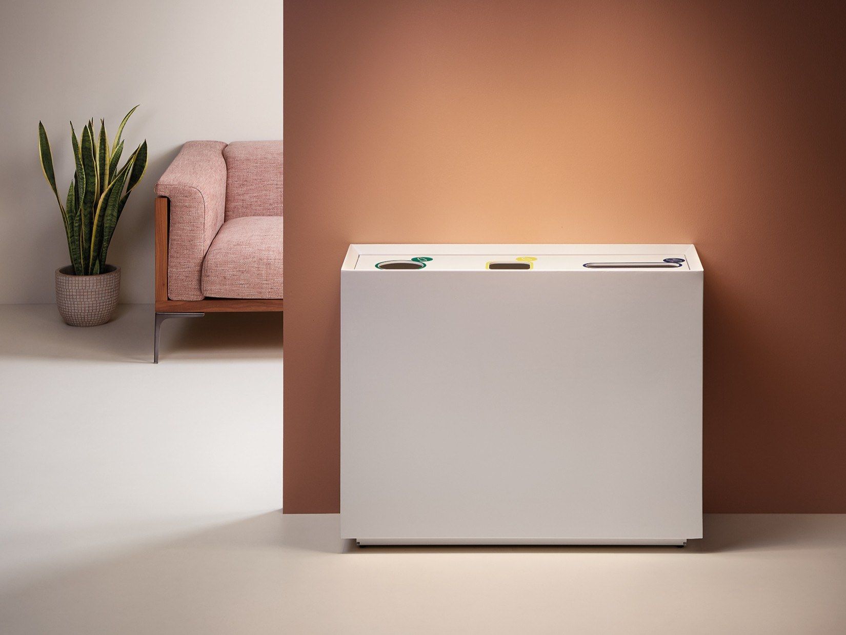 ZELL Litter bin for waste sorting By Made Design | design Estudi Ribaudí