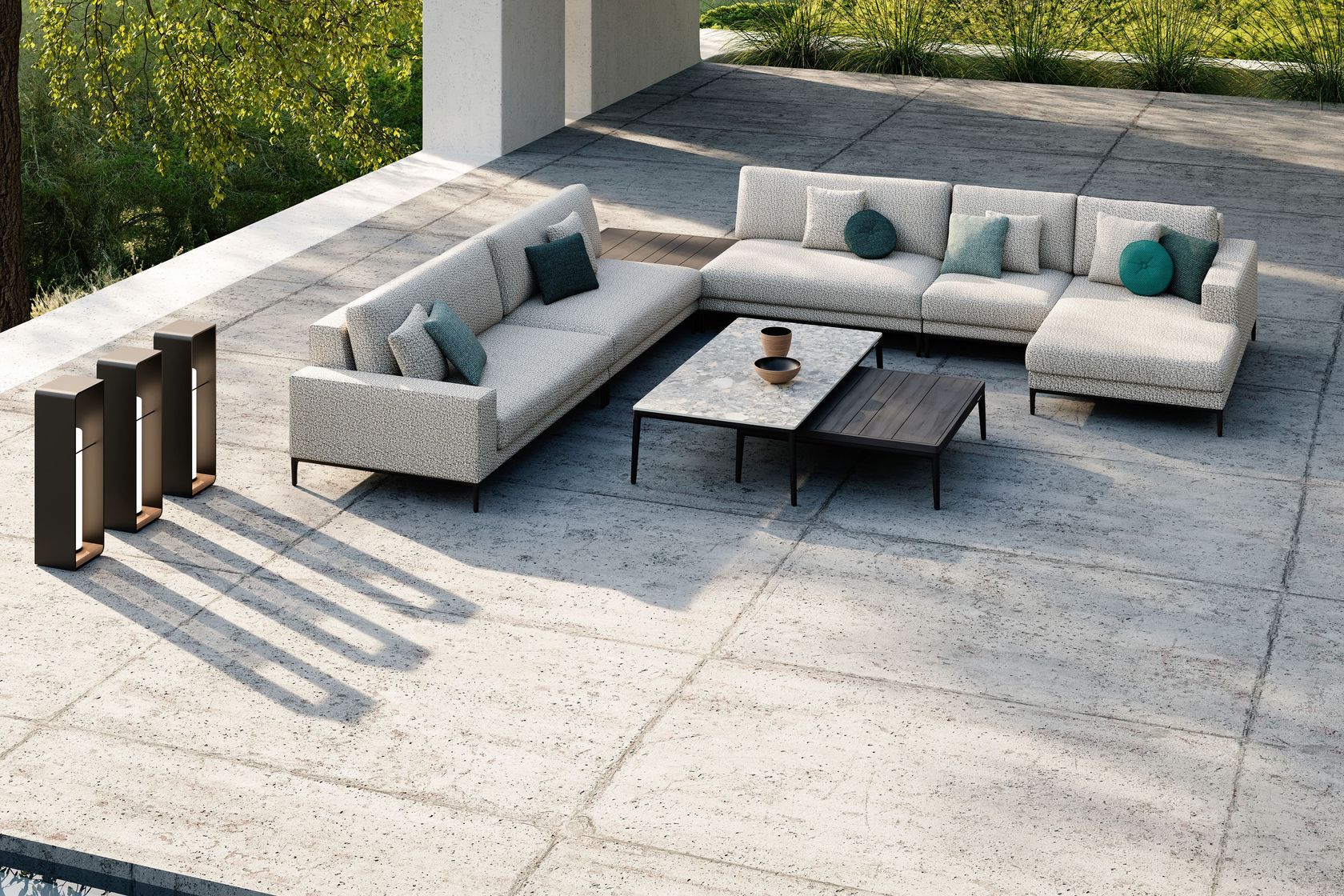 ZENDO SENSE | Square coffee table Zendo Sense Collection By MANUTTI ...