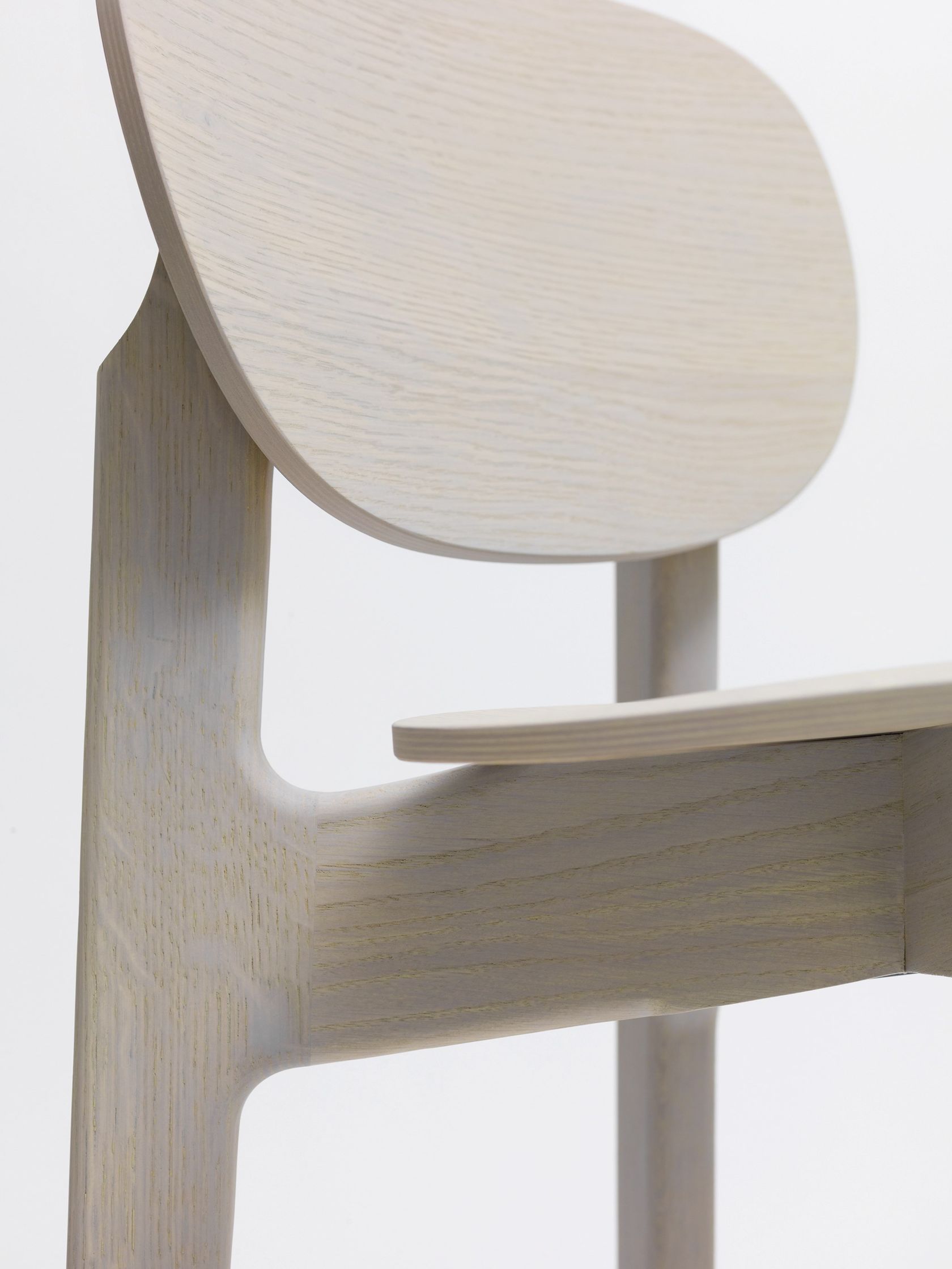 High wooden barstool ZENSO BAR By ZEITRAUM design Formstelle