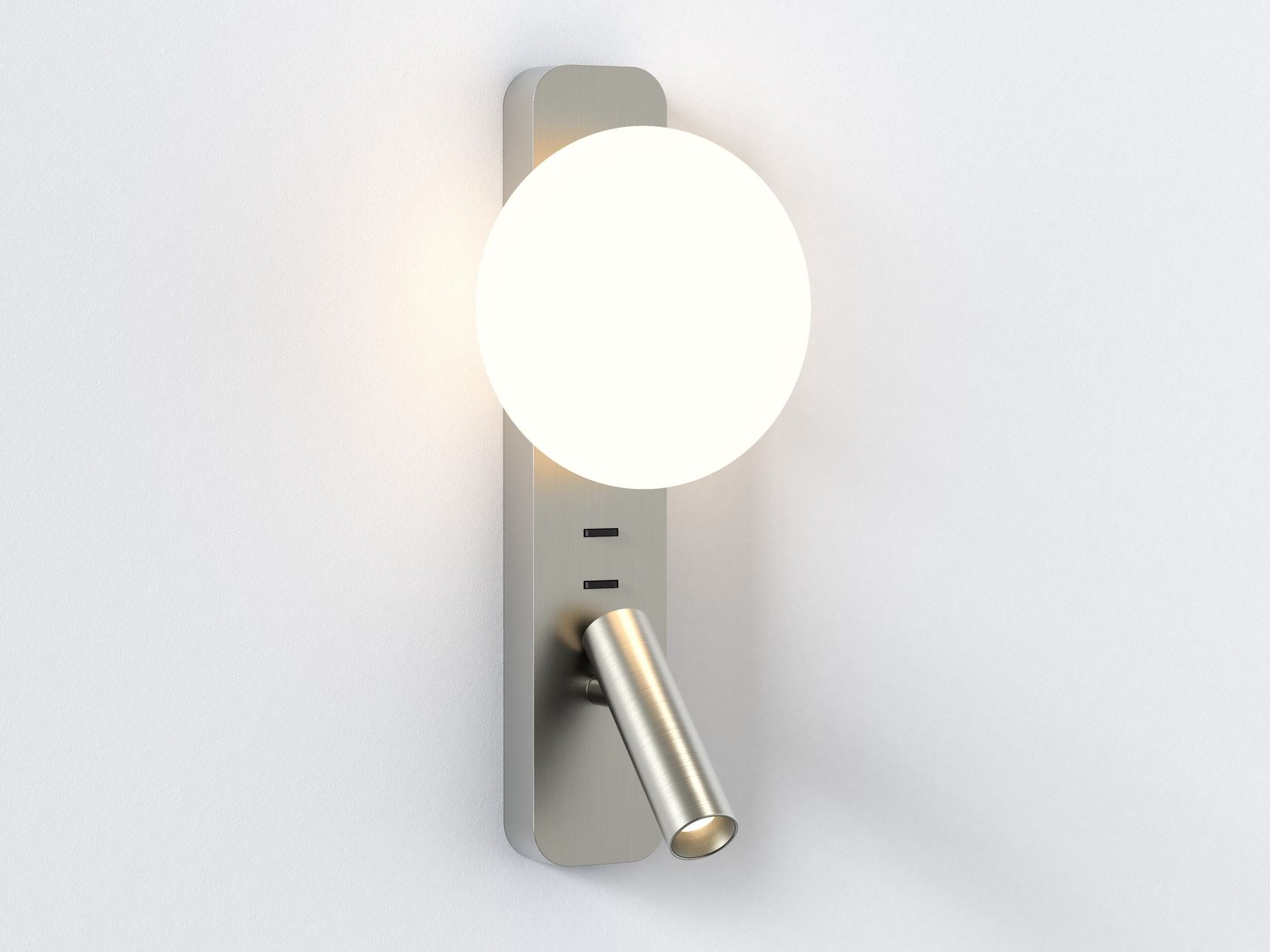 ZEPPO READER LED aluminium reading lamp with fixed arm By Astro ...