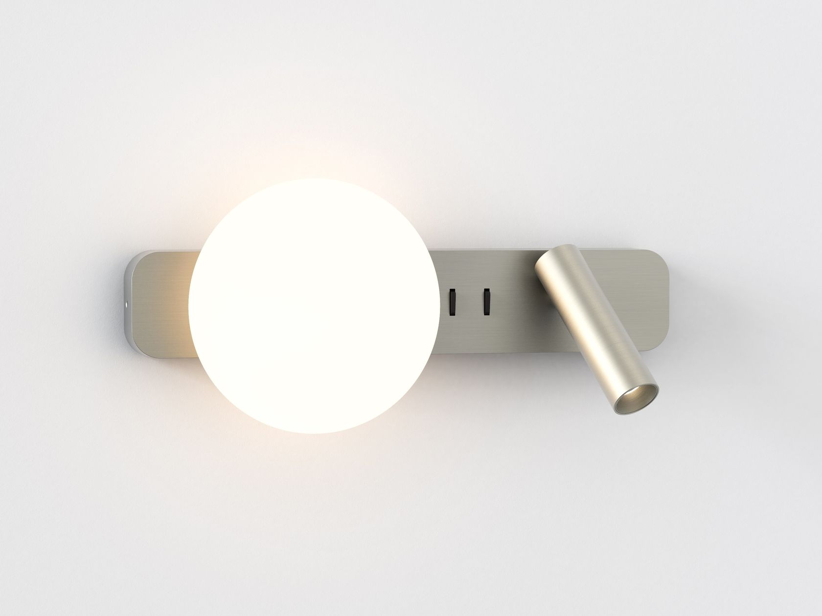 ZEPPO READER LED aluminium reading lamp with fixed arm By Astro ...