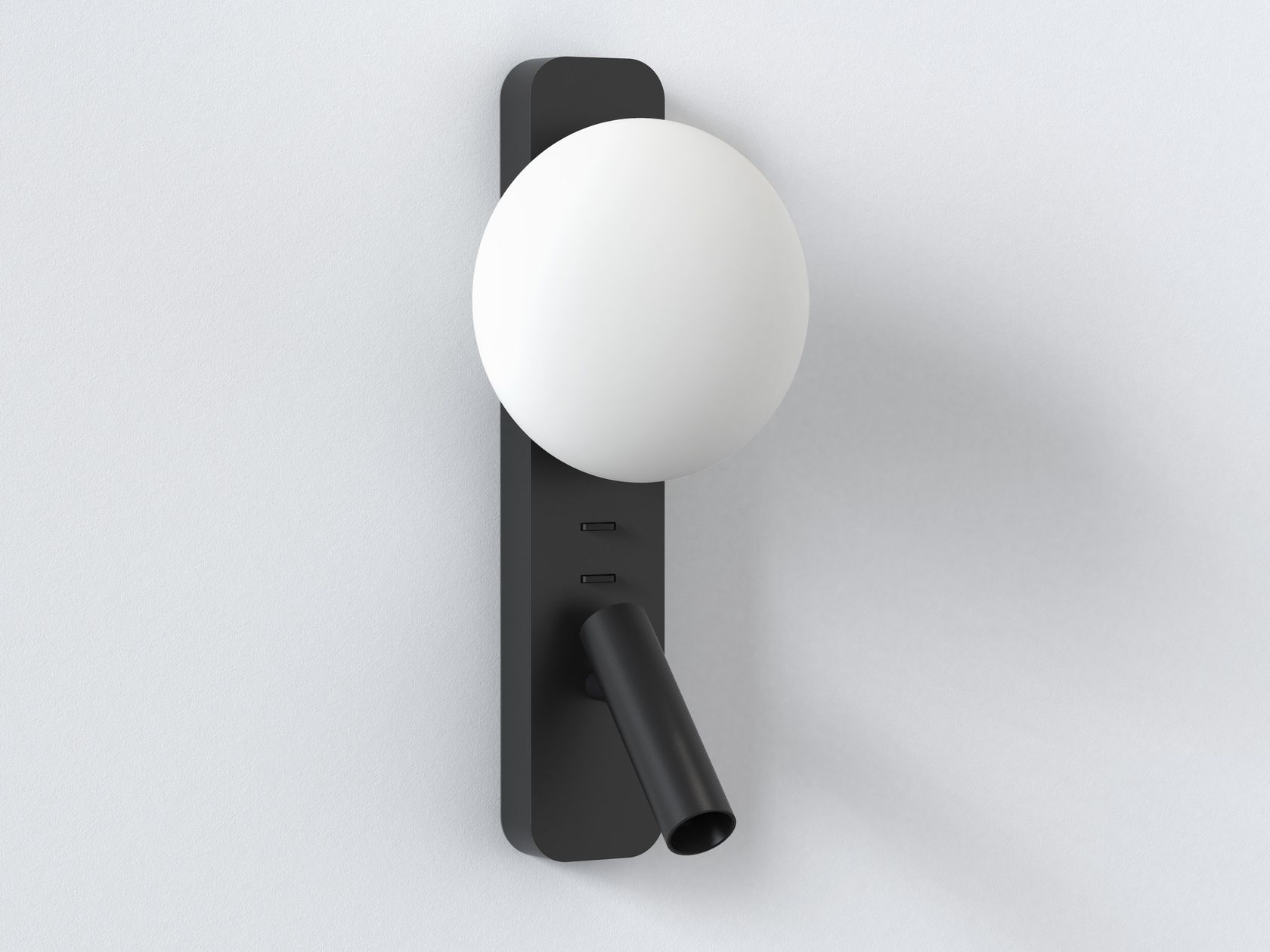 ZEPPO READER LED aluminium reading lamp with fixed arm By Astro Lighting | design Riley Sanders