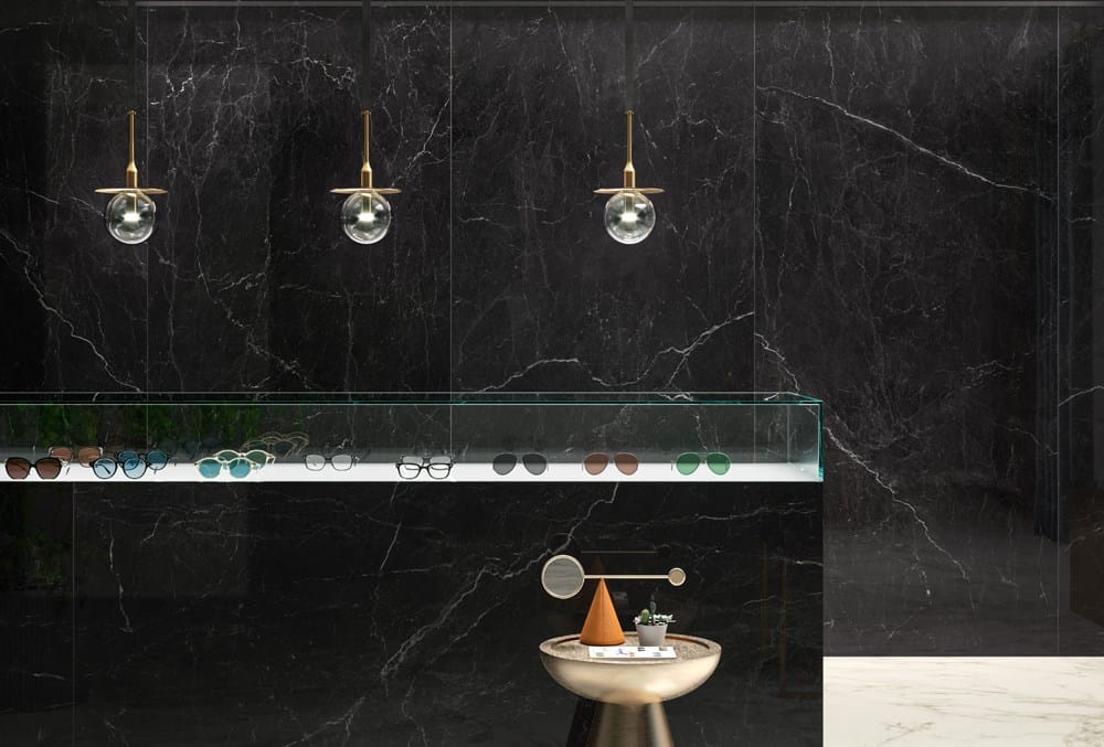 Laminated stoneware wall/floor tiles with marble effect ZERO.3 ETERNITY ...