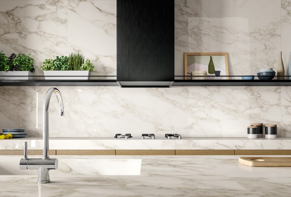 Laminated stoneware wall/floor tiles with marble effect ZERO.3 ETERNITY ...