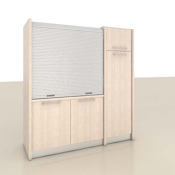 ZEUS K109 Hideaway wooden mini kitchen By Mobilspazio