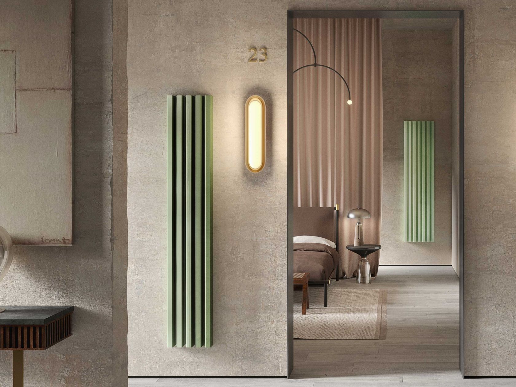 ELEMENTS Termoarredo elettrico verticale in acciaio By Tubes | design ...