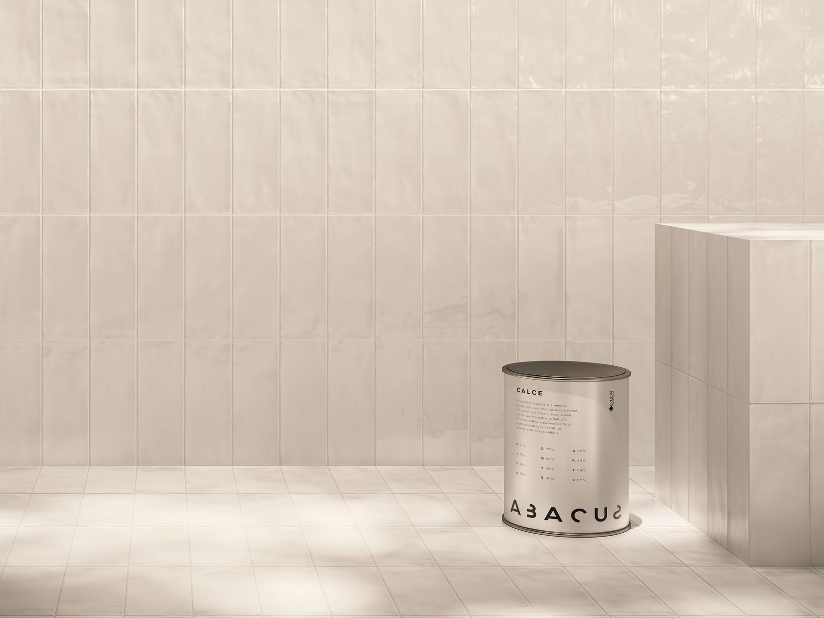 ABACUS CALCE Wall tiles By Ergon