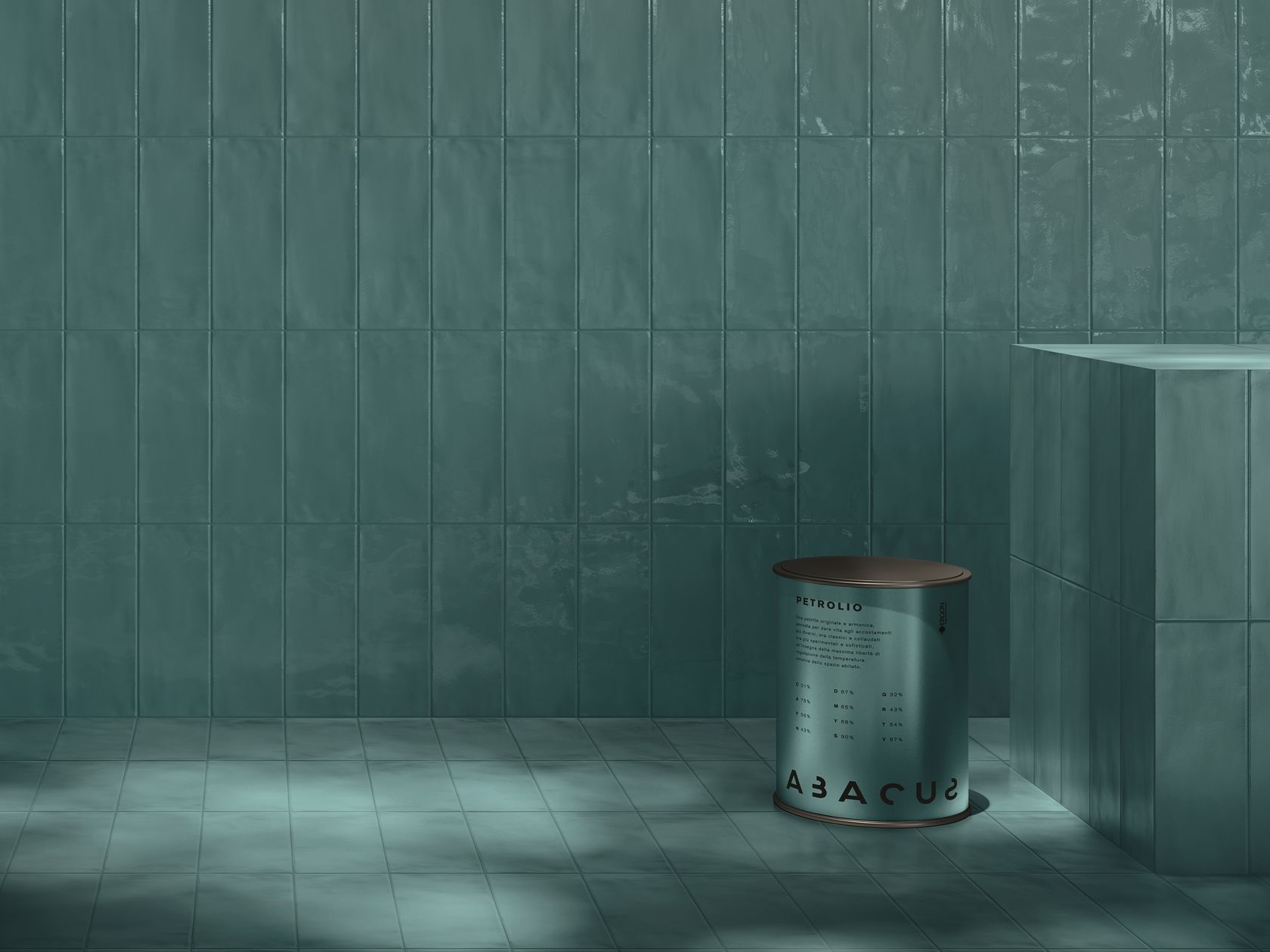 ABACUS PETROLIO wall tiles By Ergon
