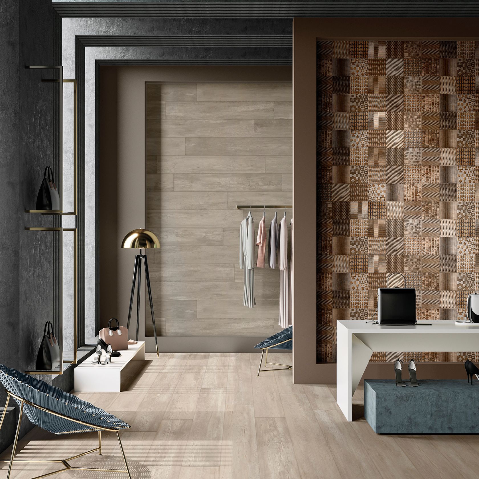 ABSOLUTE DECORO CORTEN Wall tiles By MARINER