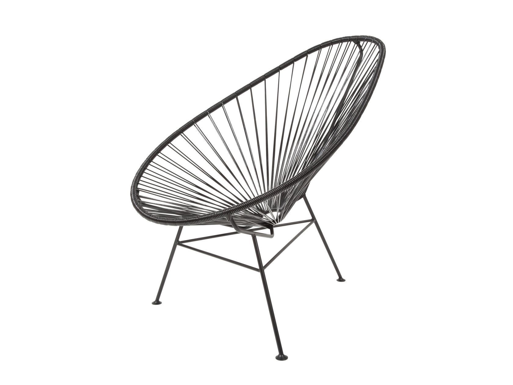 ACAPULCO CHAIR CLASSIC Elastic plastic chair with steel frame By ...
