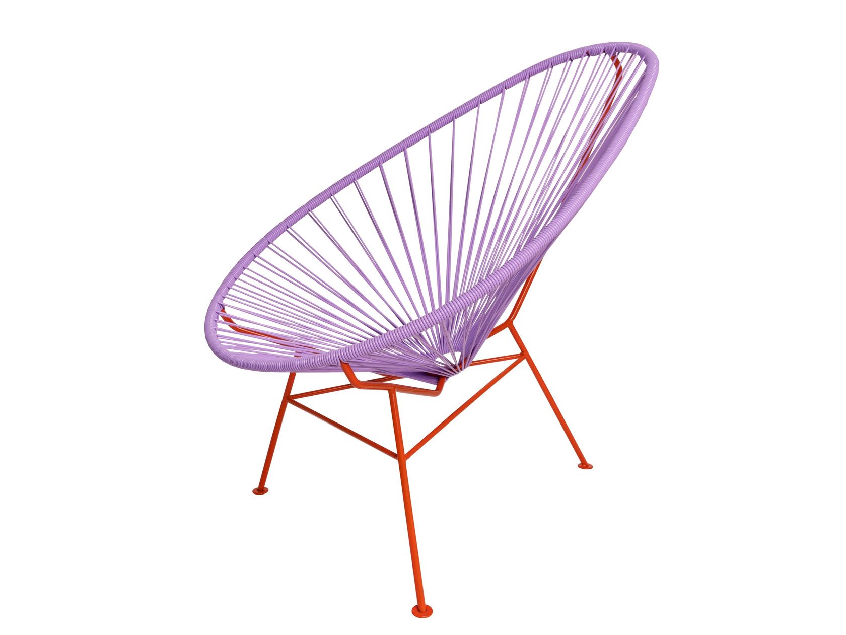 ACAPULCO CHAIR CLASSIC Elastic plastic chair with steel frame By ...