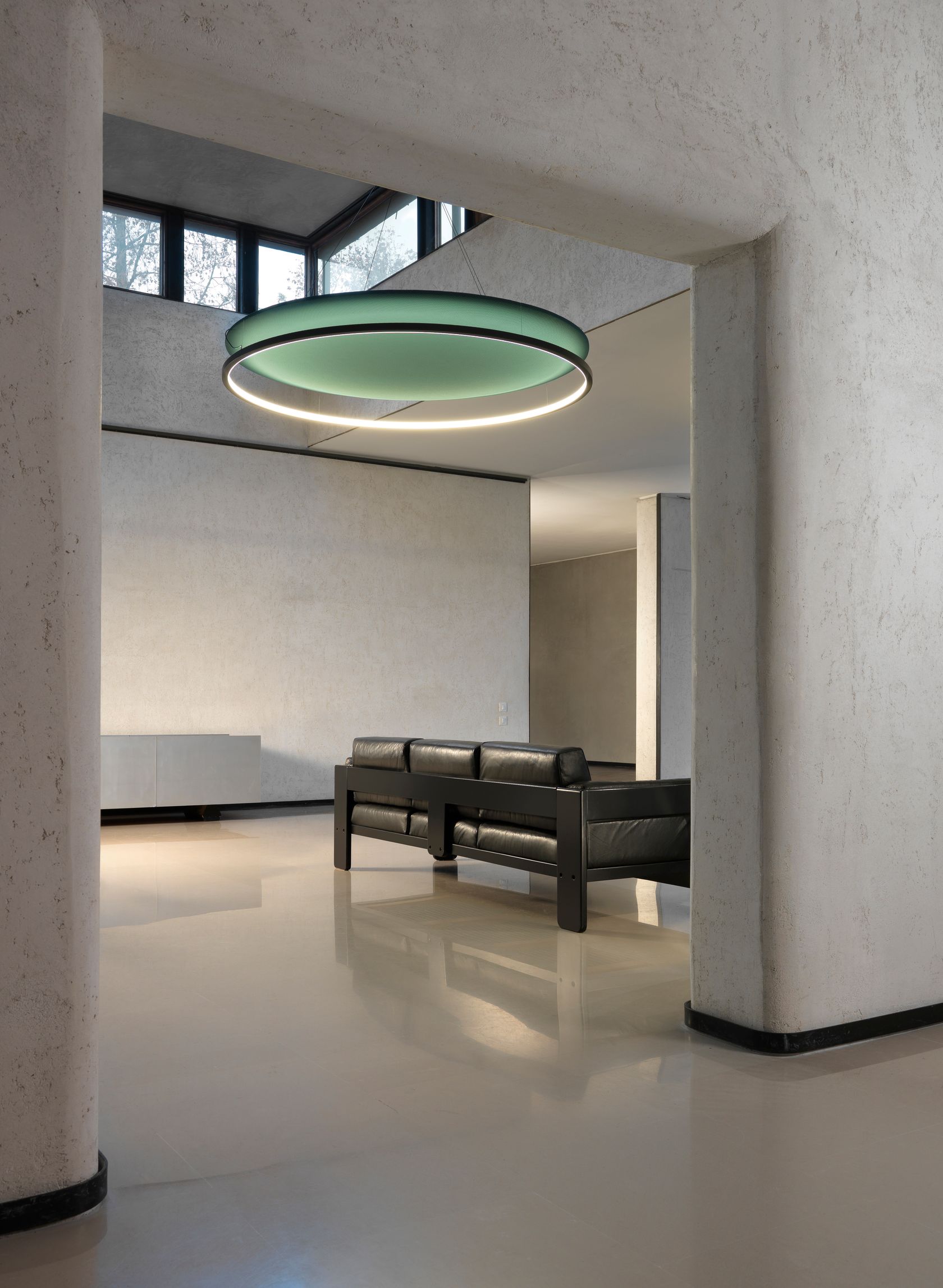 CIRCUS S1500 + ACOUSTIC LED acoustic aluminium pendant lamp By Andcosta ...