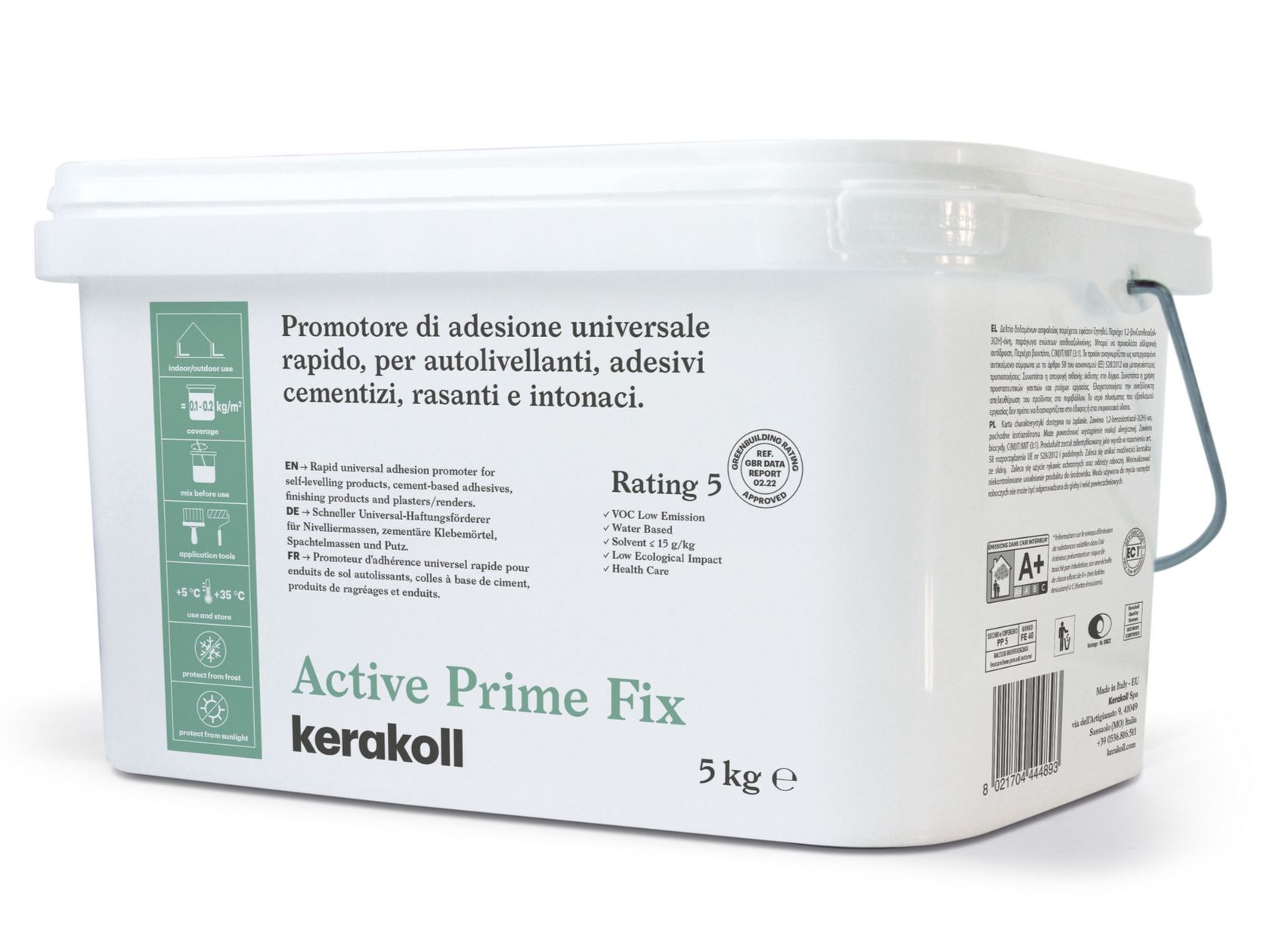 ACTIVE PRIME GRIP Primer By Kerakoll