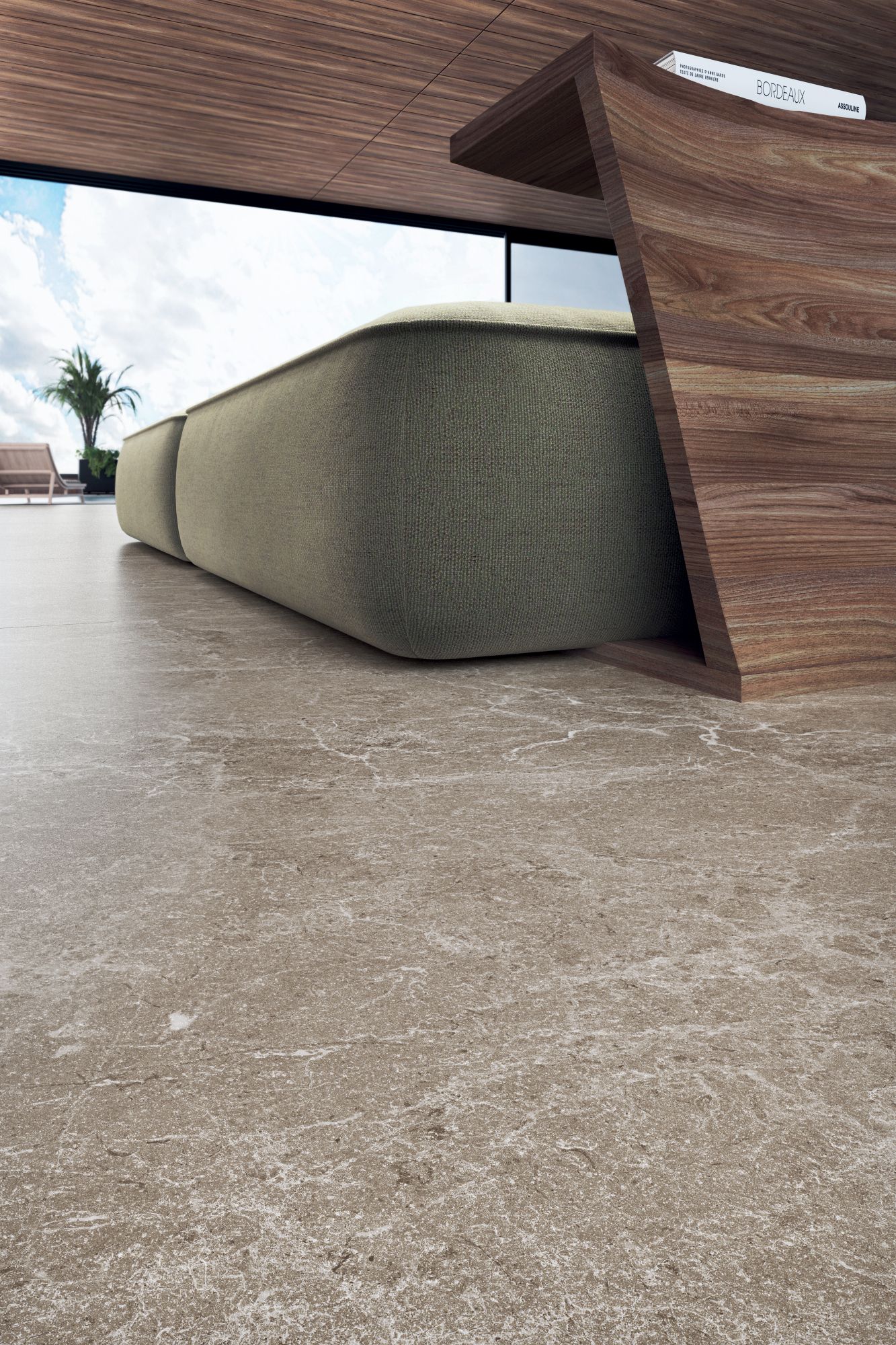 ADVANTAGE SKIN - GREIGE Revestimento de parede / piso de grés laminado ...