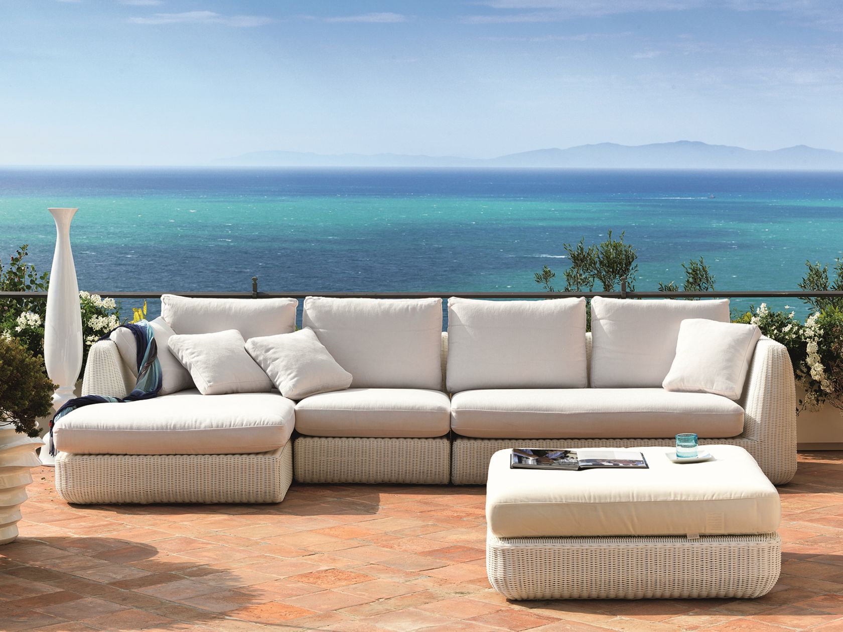 AGORÀ | Sectional garden sofa Agorà Collection By Unopiù
