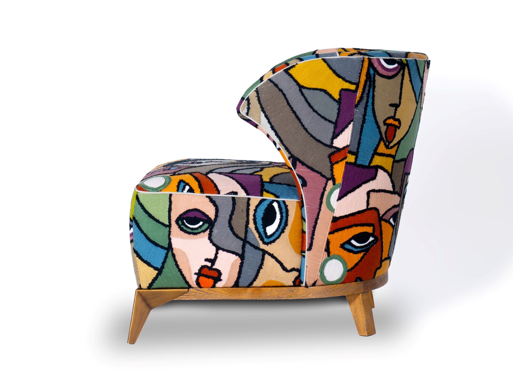 AGOSTINA | Fabric easy chair Fabric easy chair with armrests By ...