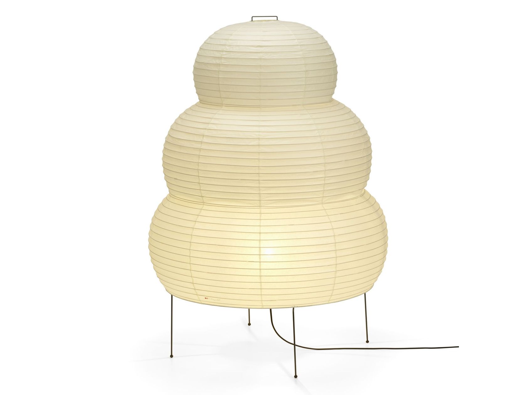 AKARI LIGHT SCULPTURES Japanese paper floor lamp By Vitra | design ...
