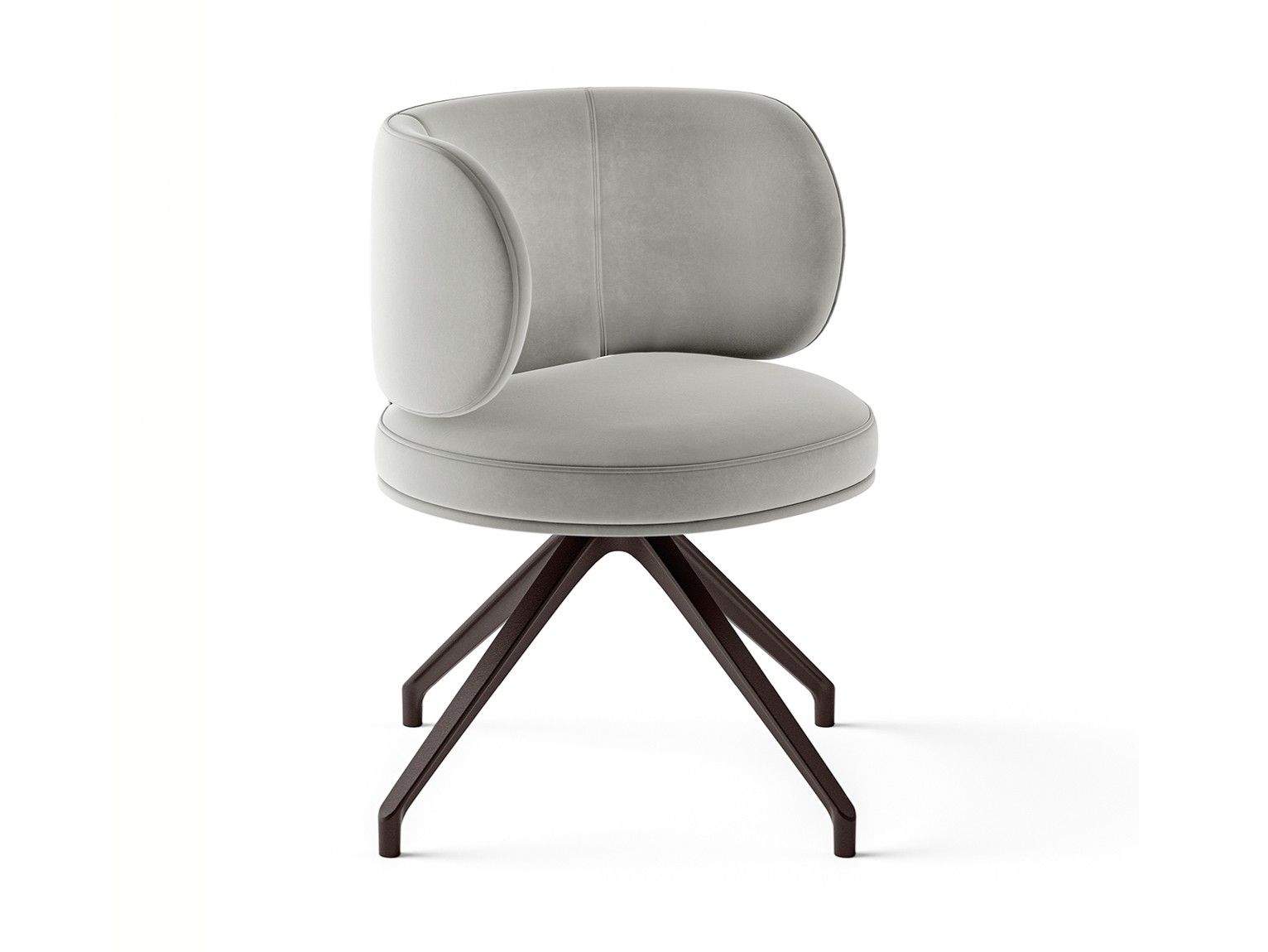 AKIKO Swivel upholstered fabric chair By Gallotti&Radice | design ...