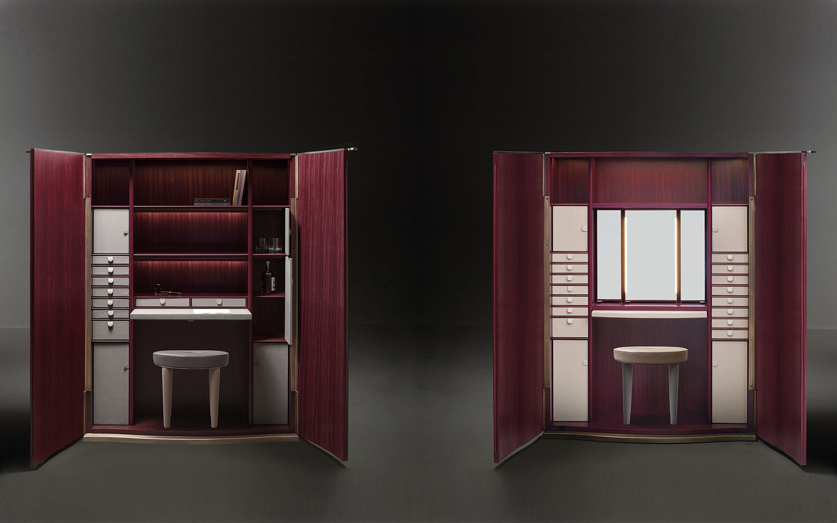 Wooden dressing table ALCHEMICO LUI Amaranthine Tales Collection By ...