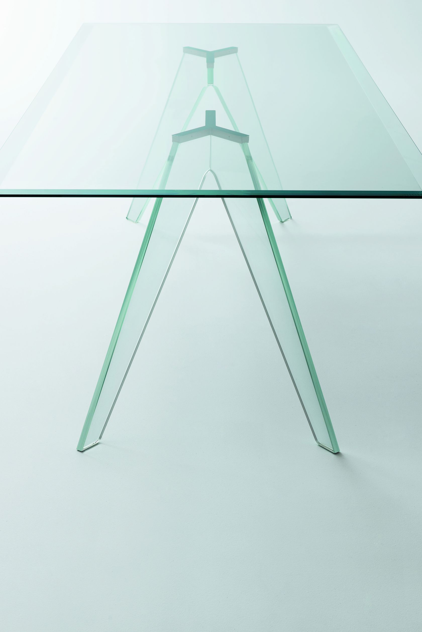 ALISTER | Rectangular table By Glas Italia design Jean-Marie Massaud