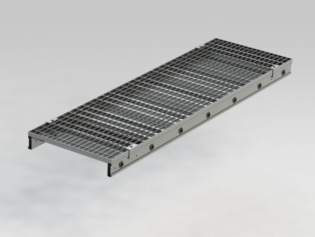 Passerelle di sicurezza per tetti e coperture Passerella in alluminio ...