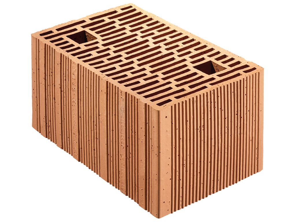 Brique porteuse ALVEOLATER BIO 38/25 h19 By Stabila