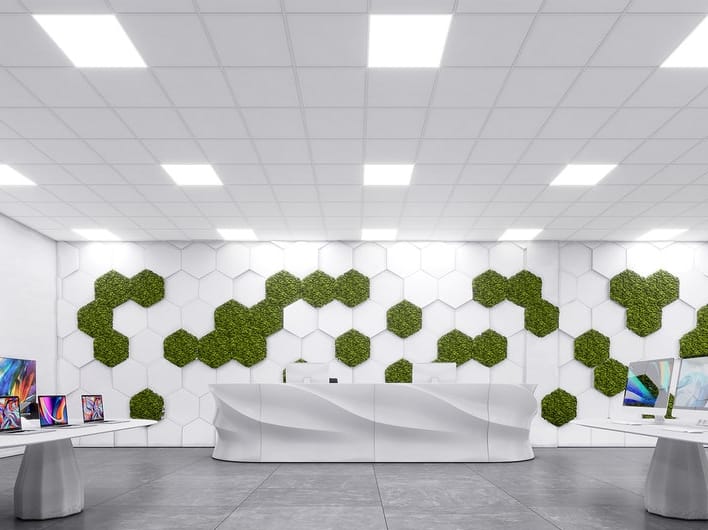Ceiling panels AMF ECOMIN Orbit AMF Ecomin Collection By Knauf Ceiling ...