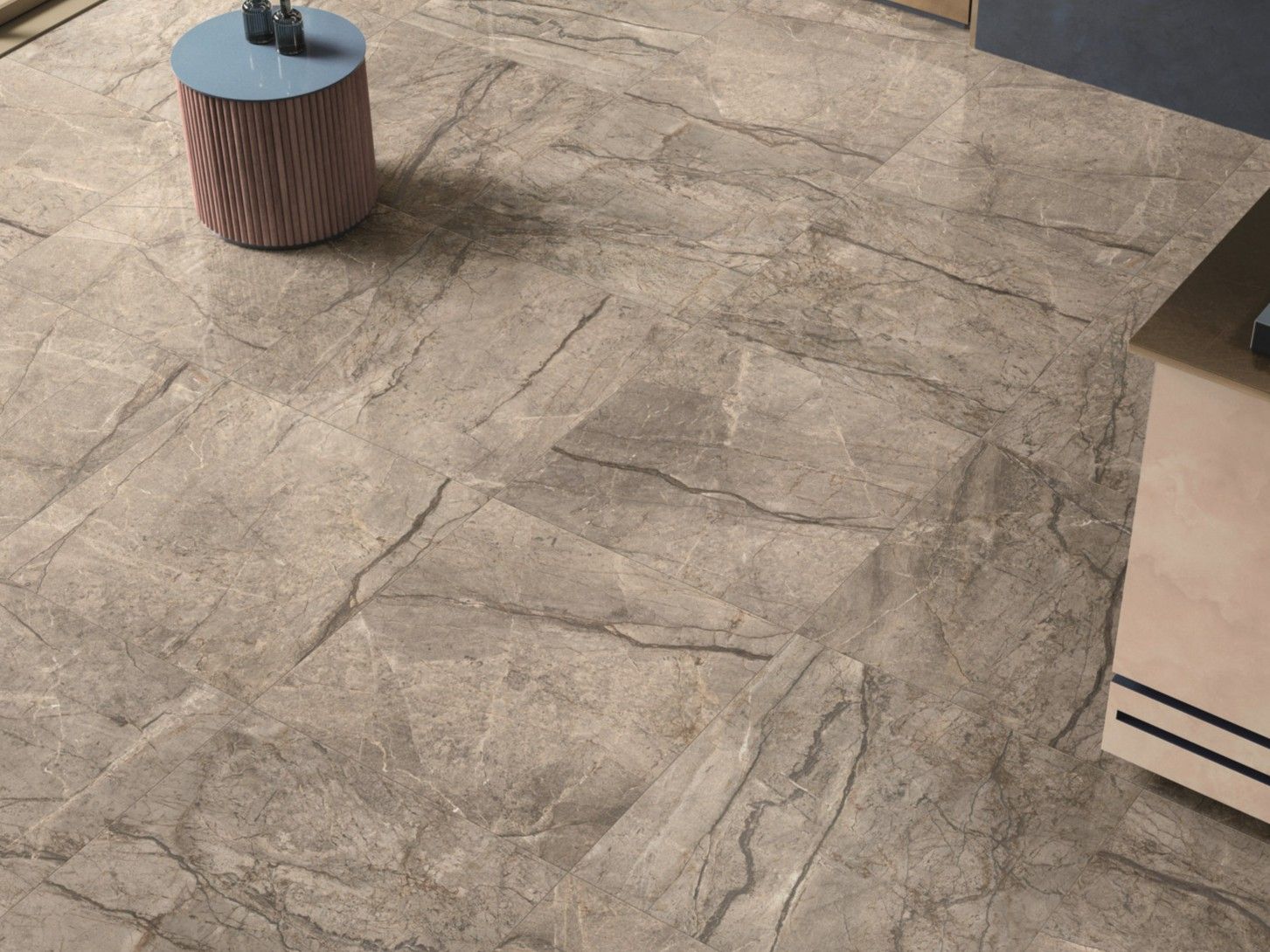 Pavimento/rivestimento in gres porcellanato effetto marmo ANIMA FUTURA ...