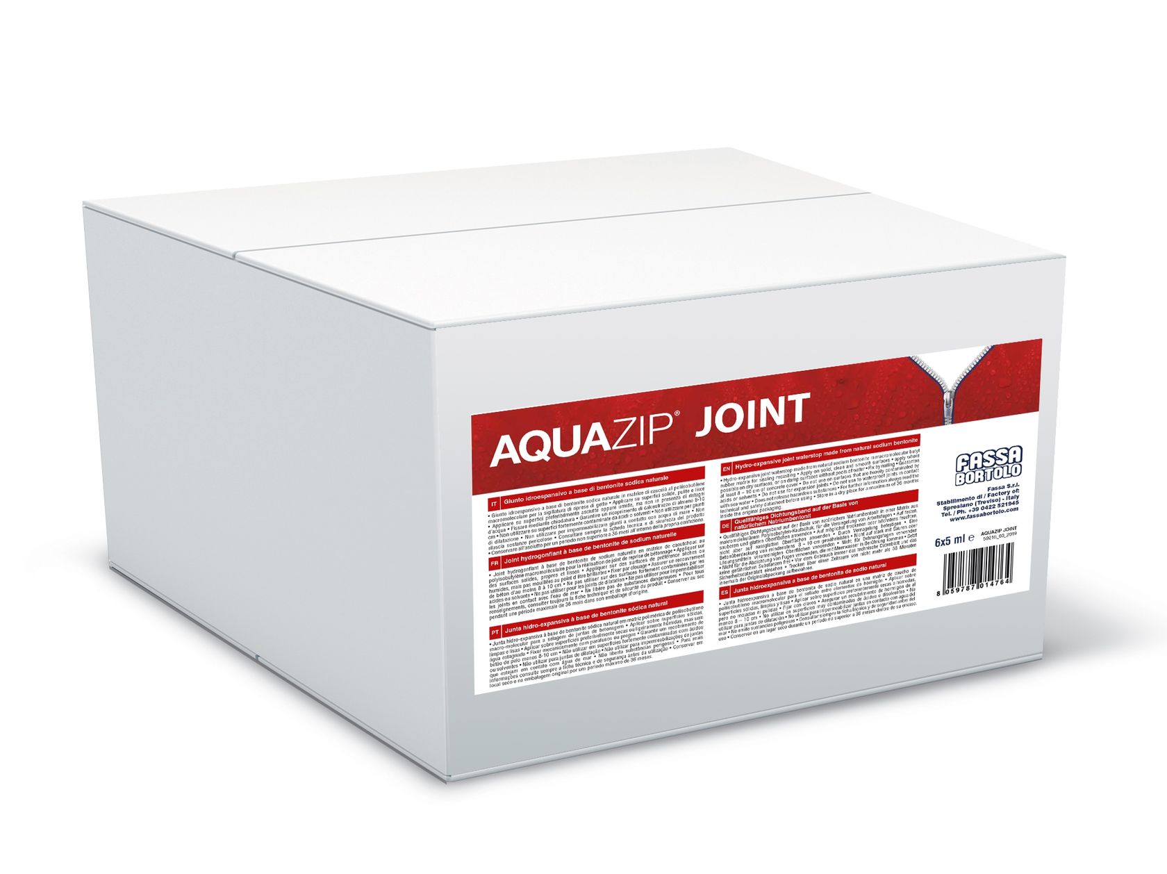 Giunto idroespansivo a base di bentonite sodica naturale AQUAZIP JOINT ...