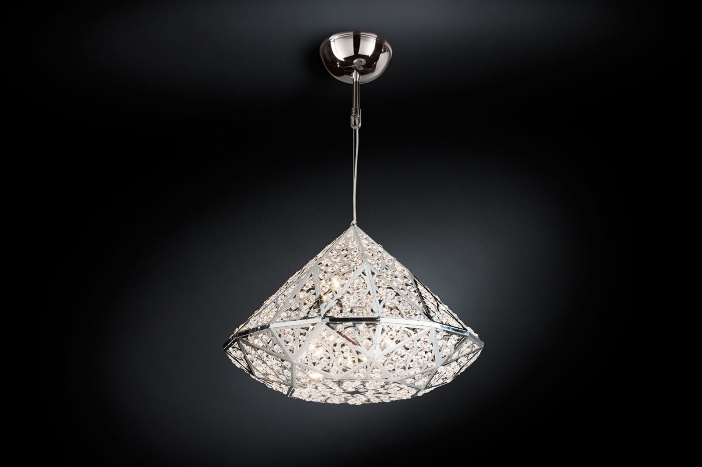 ARABESQUE DIAMOND | LED pendant lamp LED steel pendant lamp with ...