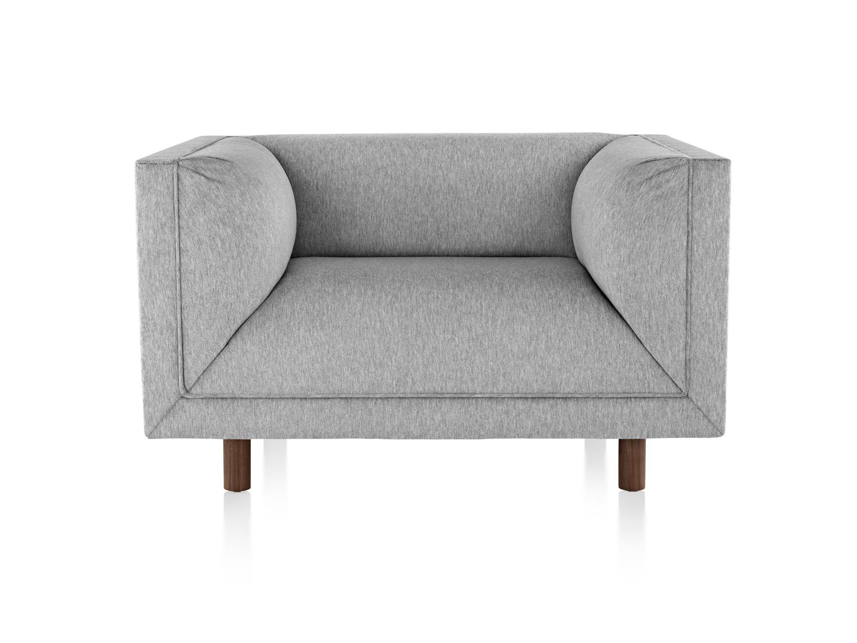 ROLLED ARM Fabric armchair with armrests By Herman Miller | design Ward ...