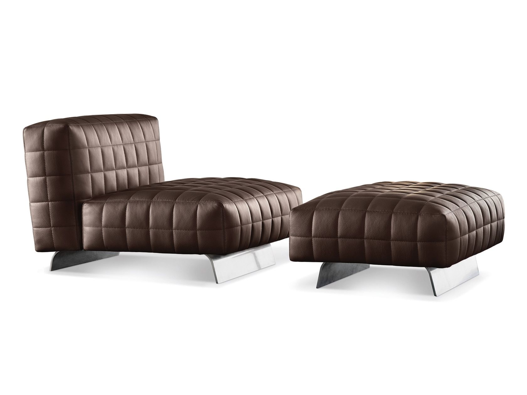 TWIGGY Leather armchair By Minotti | design Rodolfo Dordoni