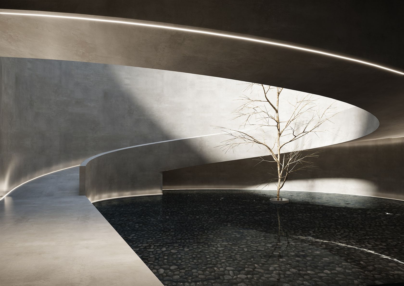 ASAI 3D PVC linear lighting profile for LED modules By LedsC4