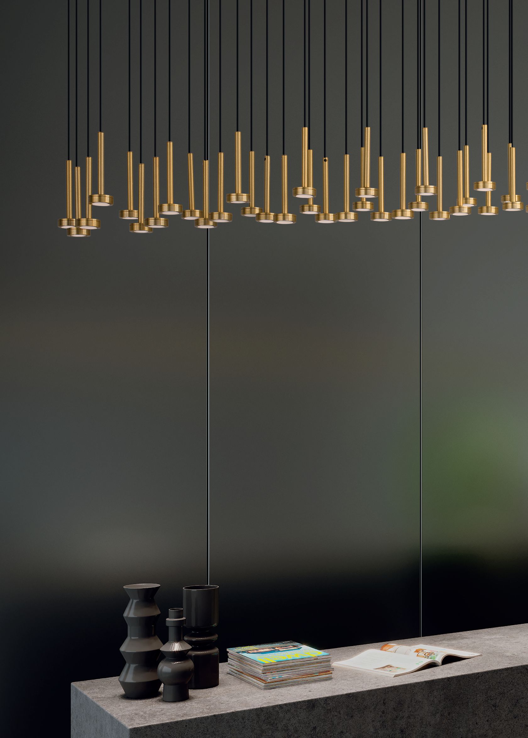 ASTRAL | Pendant lamp LED metal pendant lamp By Euroluce Lampadari ...