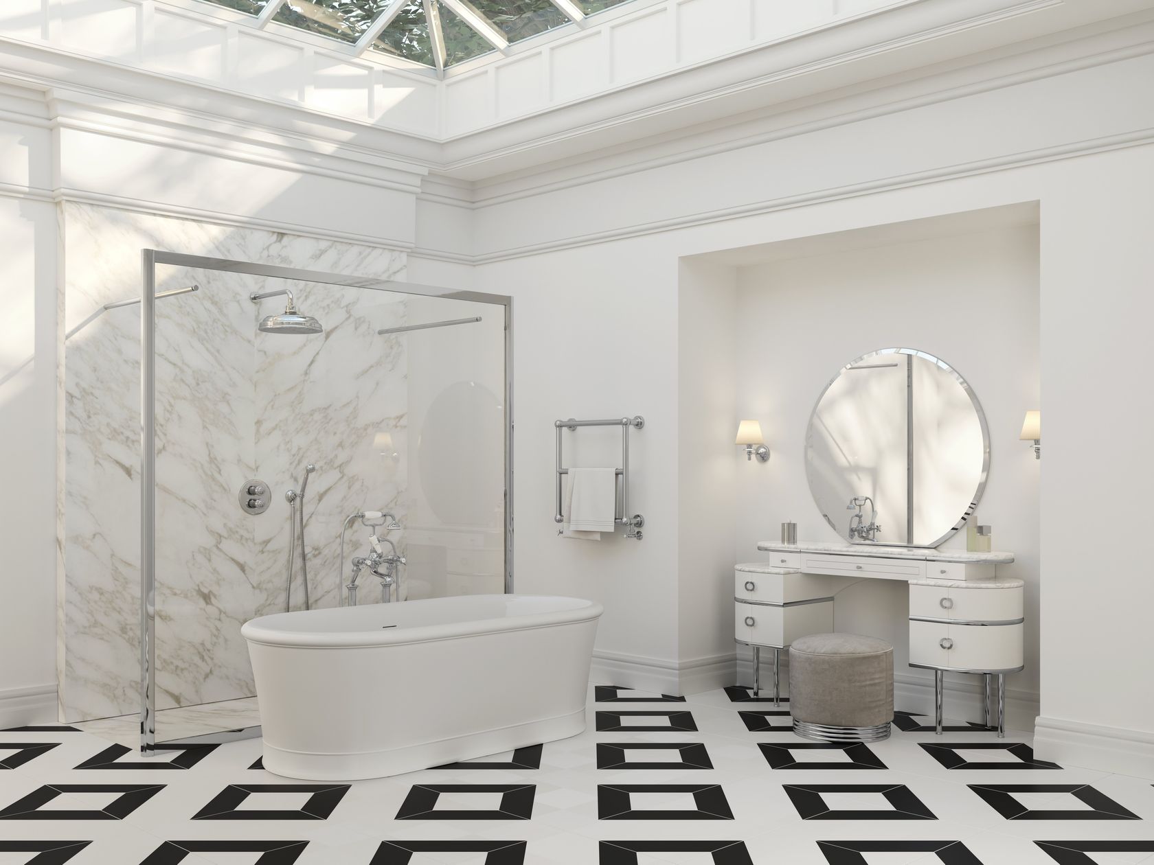 Porcelain stoneware flooring ATELIER PETIT By Devon&Devon