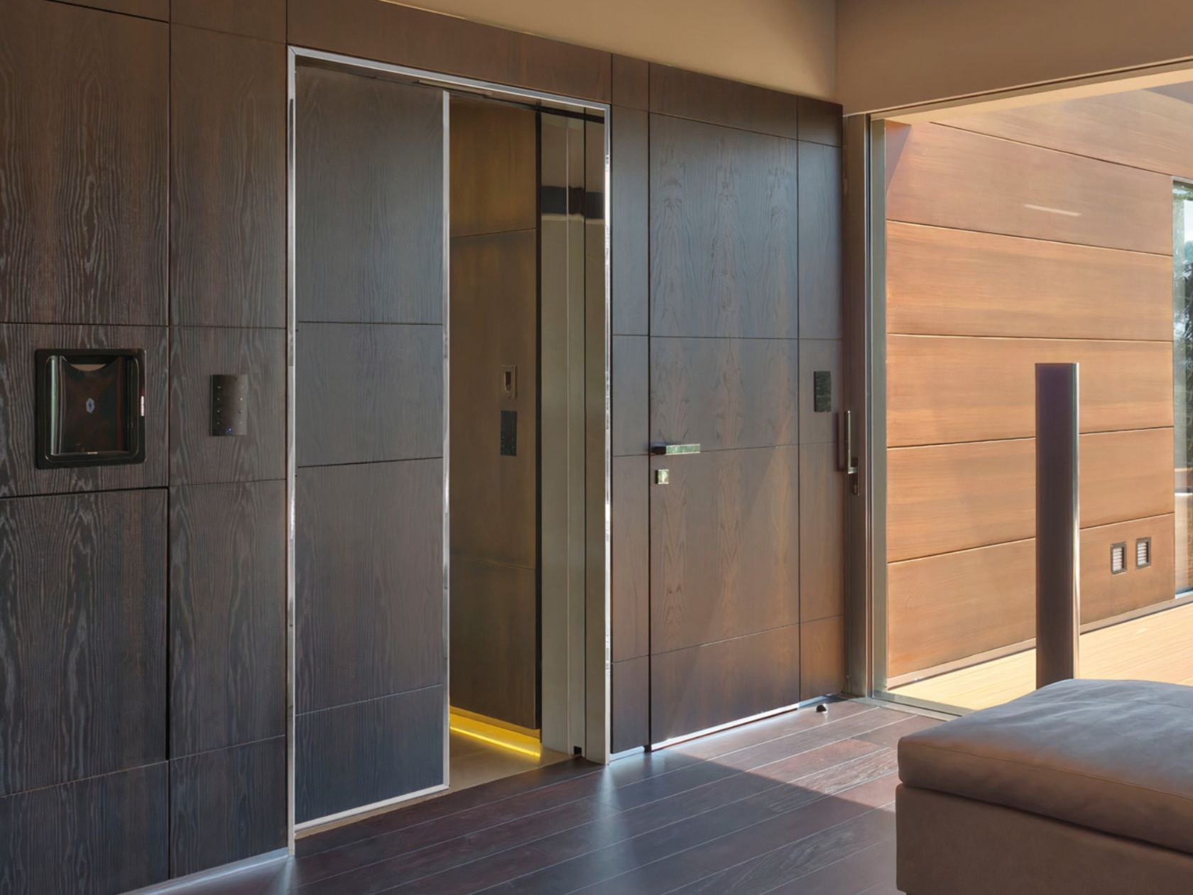 ATHENA PLANA Sliding safety door By Ercole
