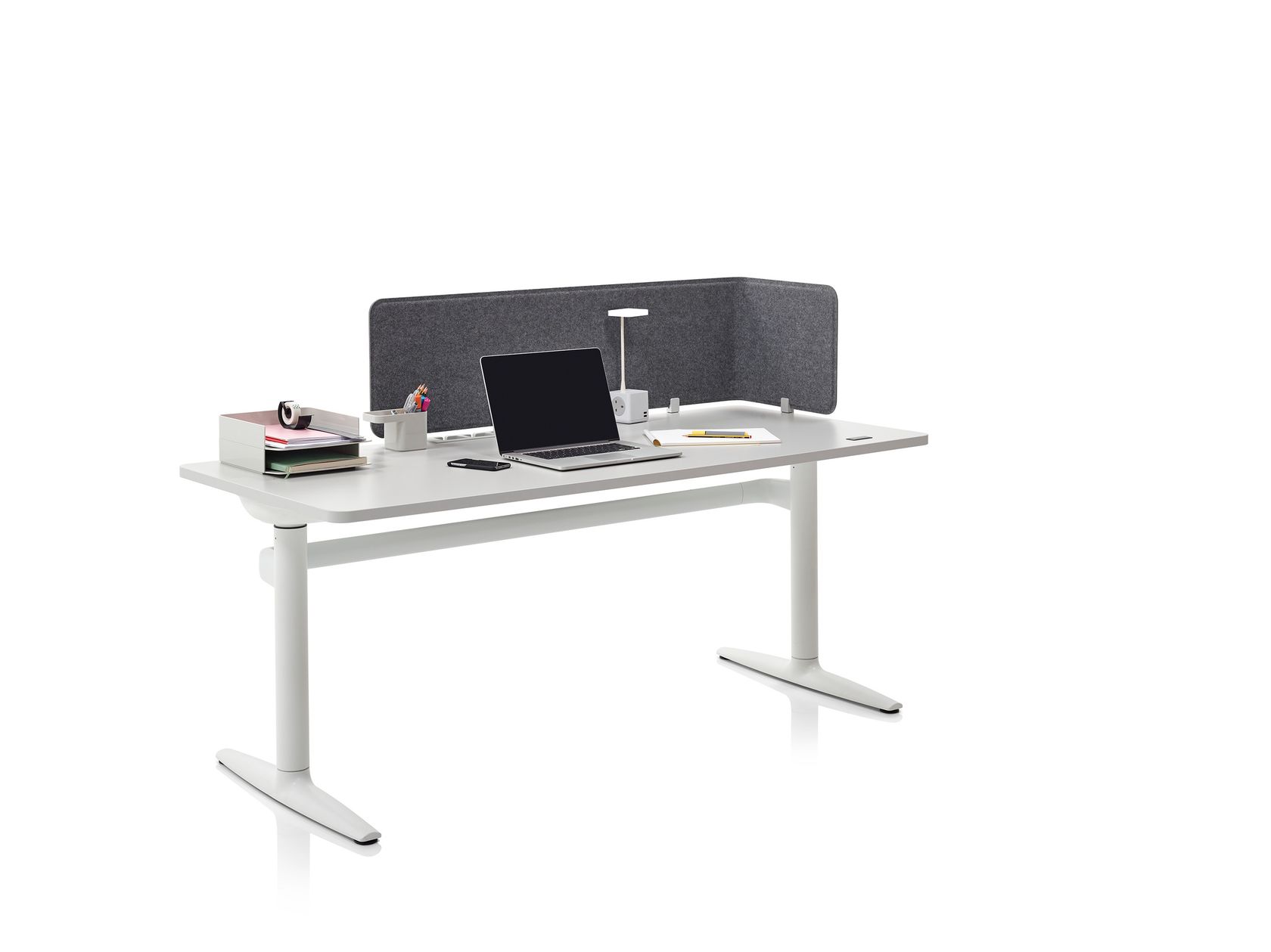 ATLAS OFFICE LANDSCAPE Height-adjustable office desk By Herman Miller ...