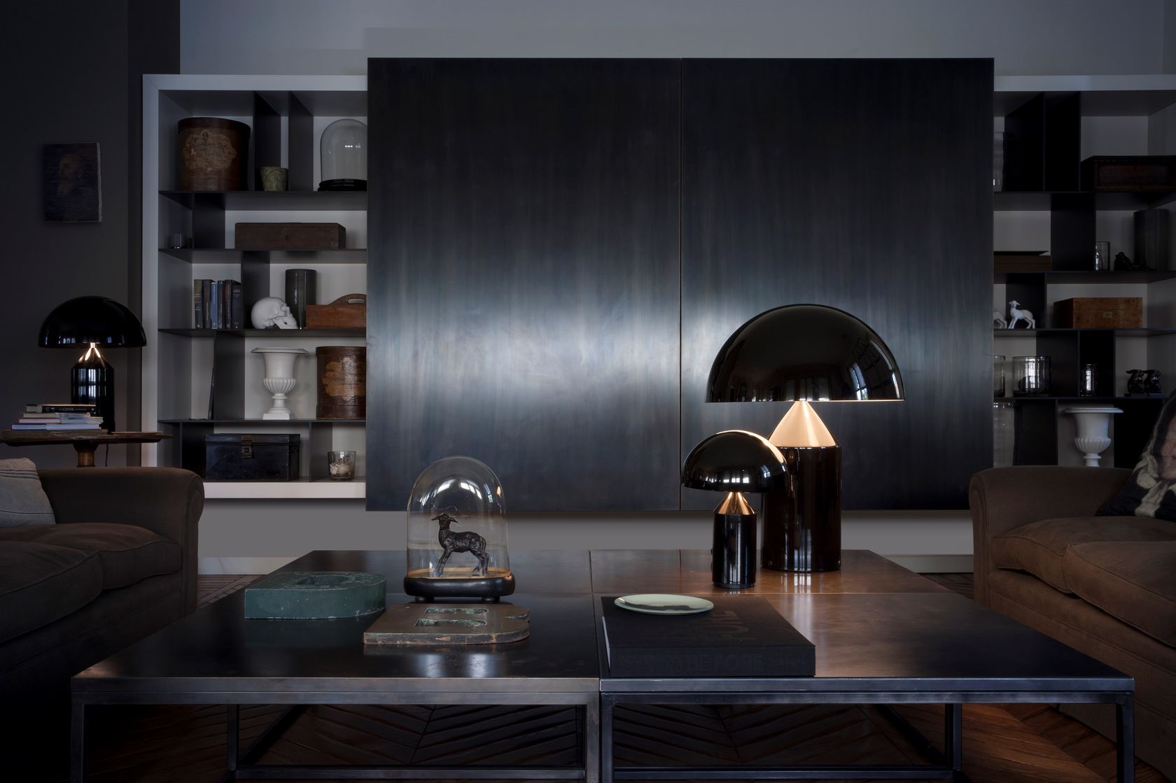 OLUCE - ATOLLO 233 BLACK 台灯 By In Stock | design Vico Magistretti