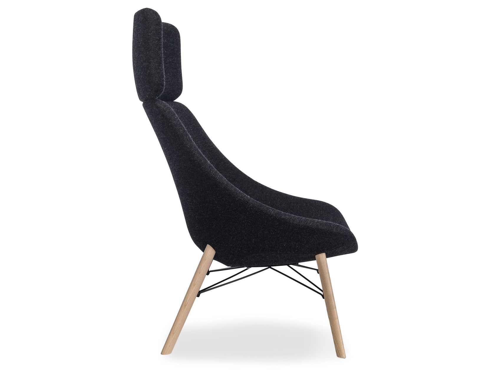 Fabric easy chair high-back AUKI | Easy chair high-back AUKI Collection ...