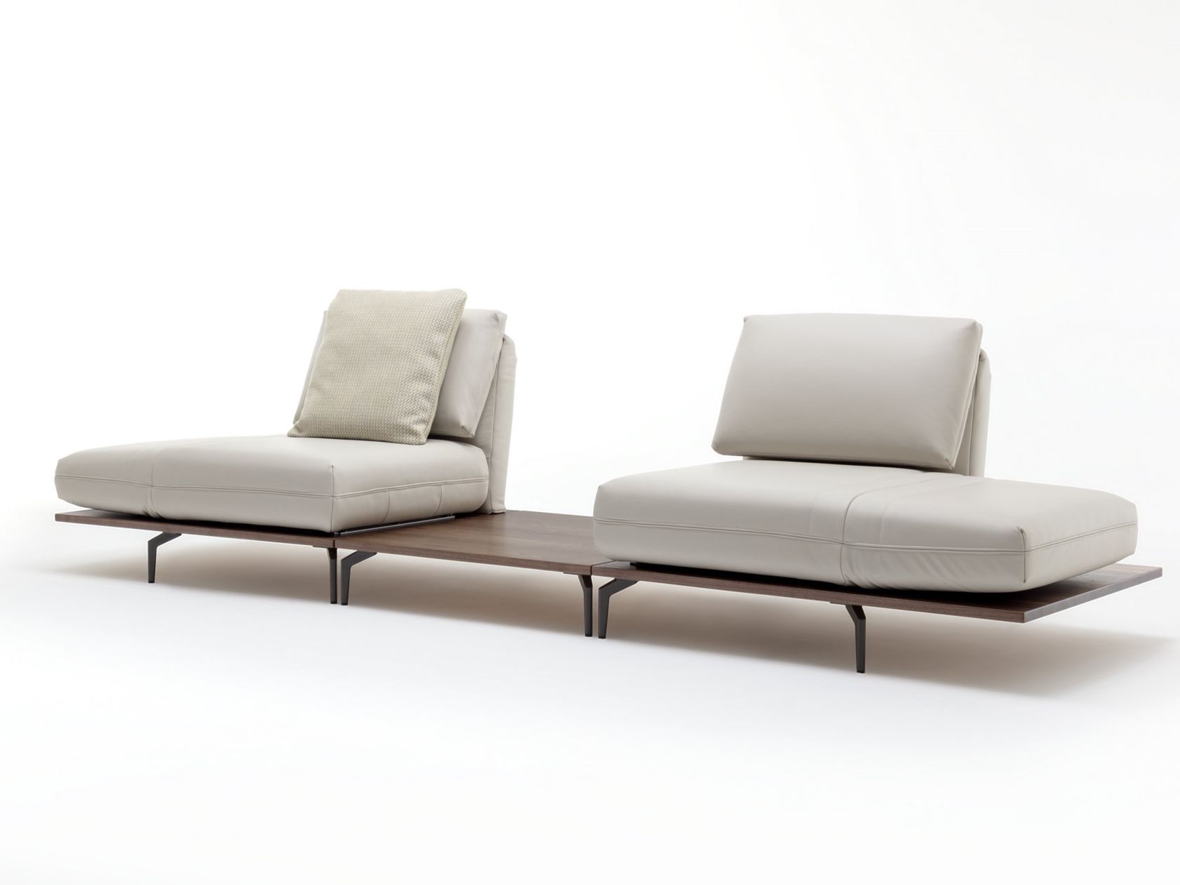 AURA | Leather sofa By Rolf Benz design BECK DESIGN