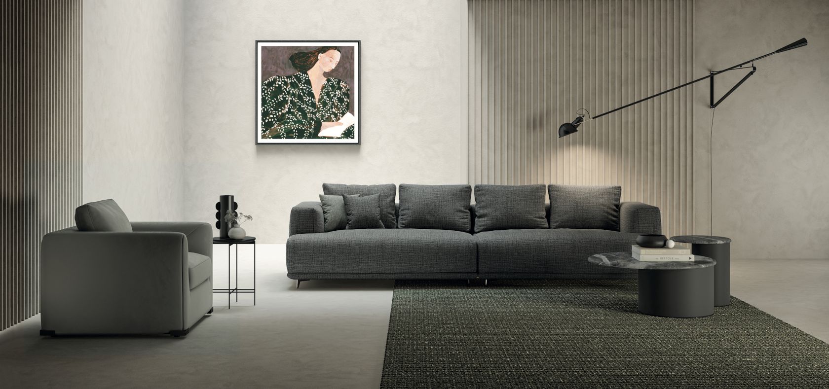 AVALON Corner modular fabric sofa By Marac | design Vittorio Marelli