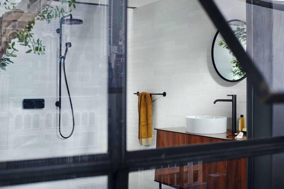AXOR ONE | Shower panel Axor One Collection By Axor design Barber & Osgerby