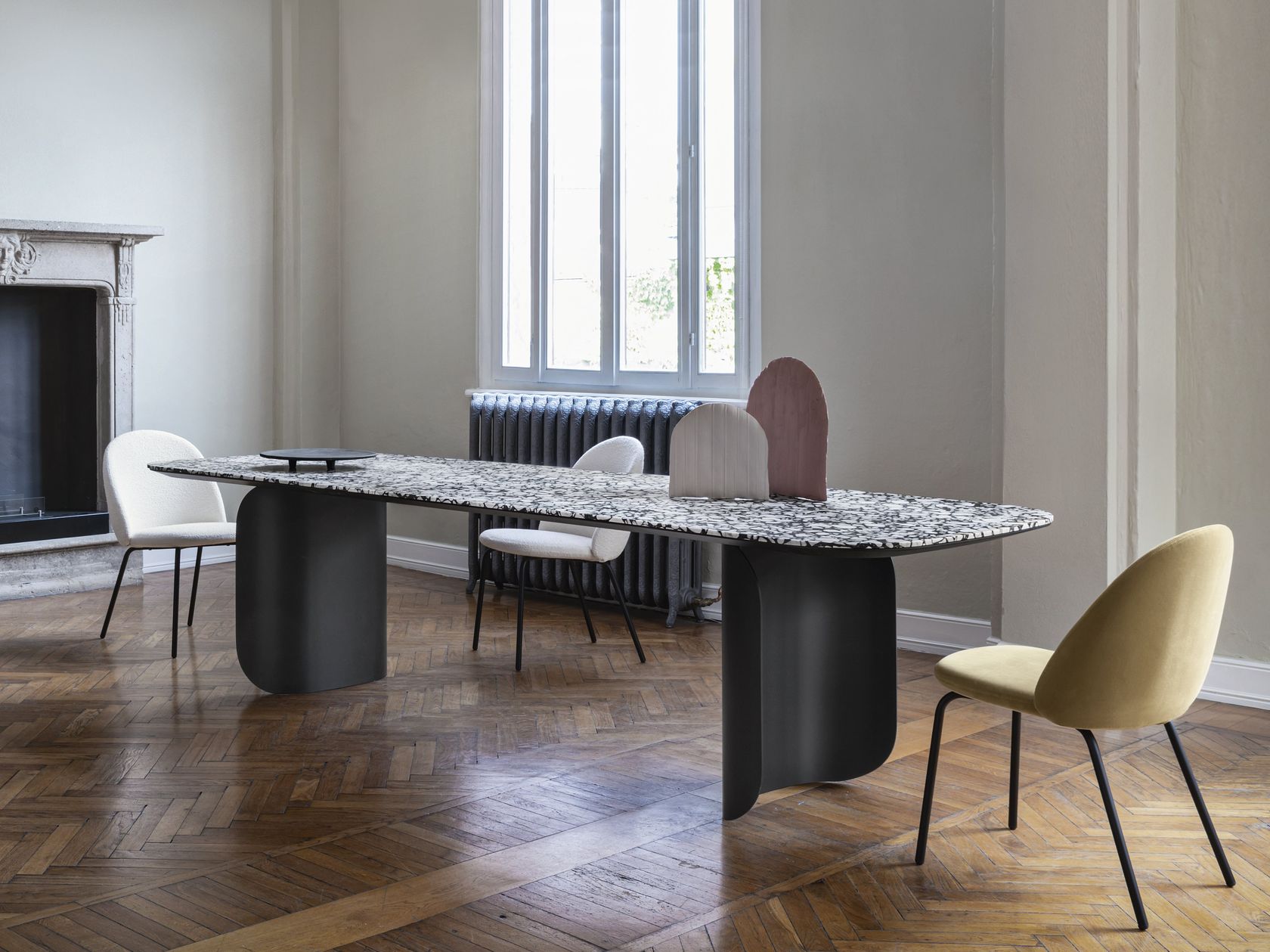 BARRY | Marble table Rectangular marble table By Miniforms | design ...