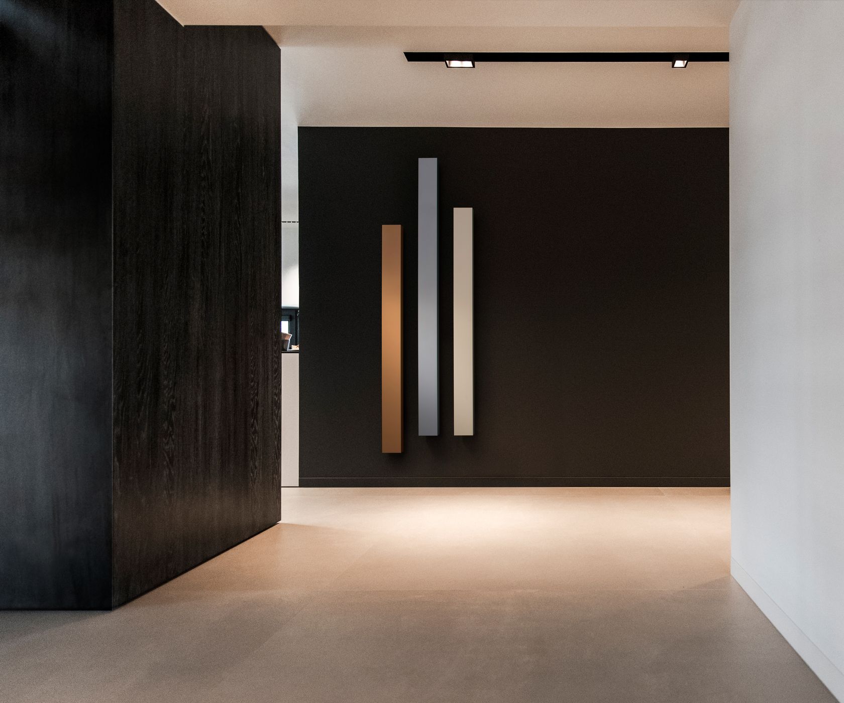 Wall-mounted aluminium decorative radiator BEAMS MONO By VASCO design ...