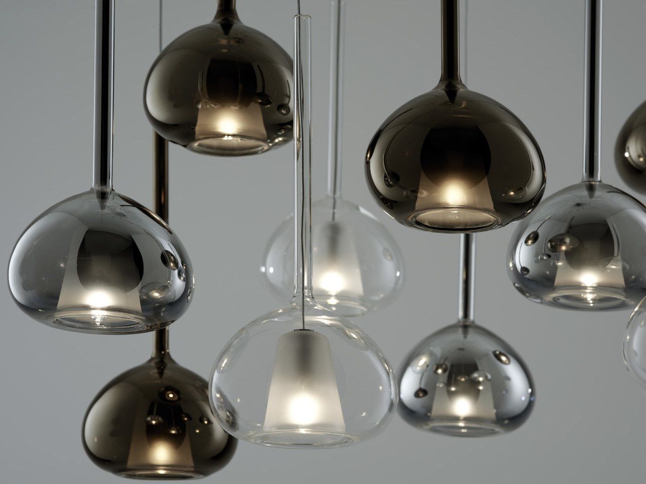 BEBA Lampada a sospensione in vetro borosilicato By Urban | design ...