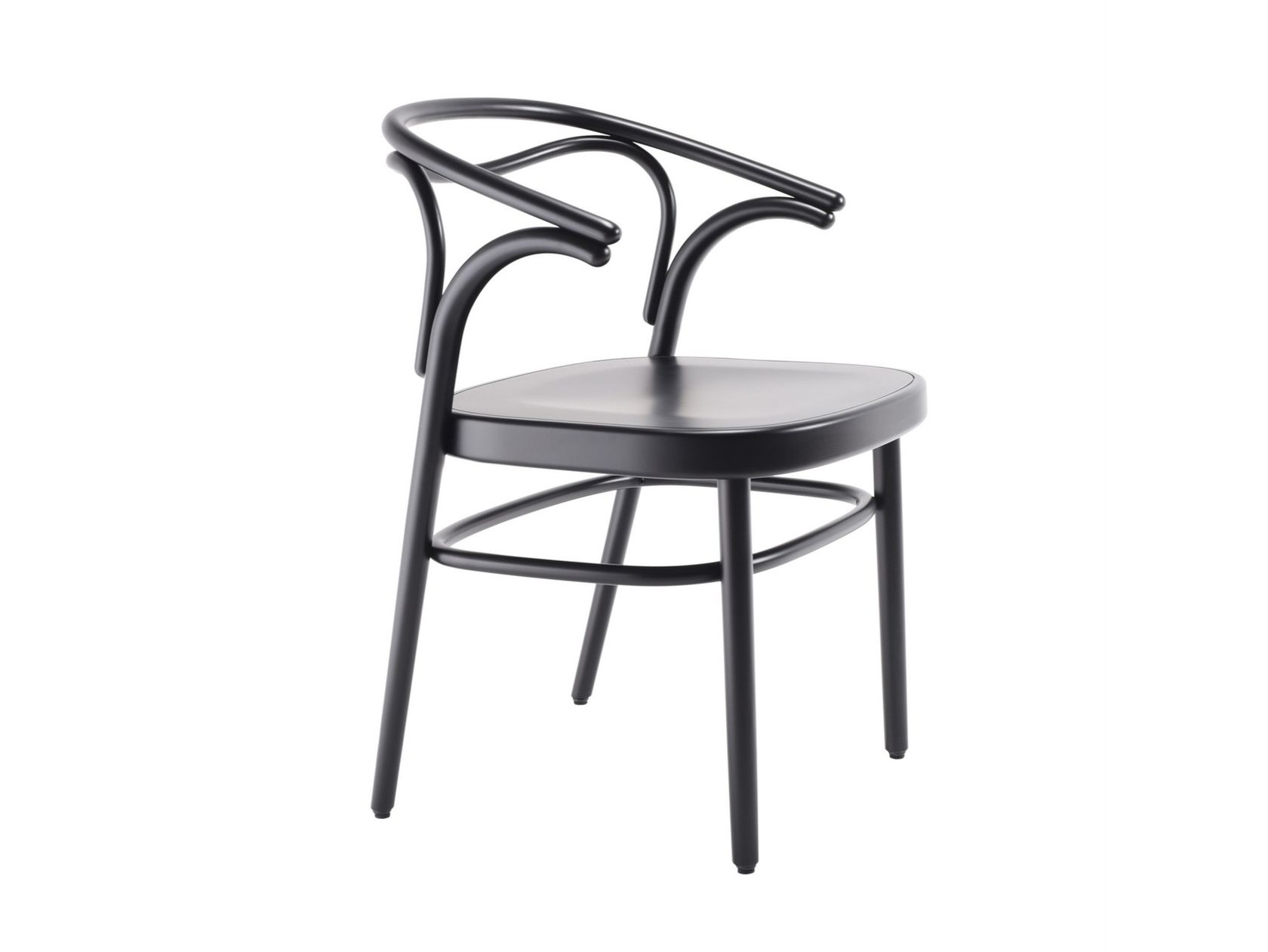 BEAULIEU Beech chair with armrests By Wiener GTV Design | design ...